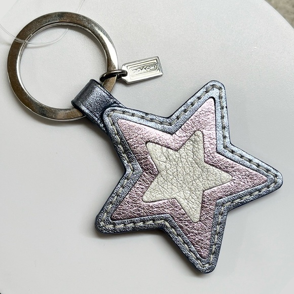Coach | Accessories | Coach Ombr Star Key Fob Bag Charm Nwt | Poshmark